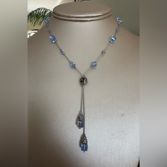 Dabby Reid | Jewelry | New Dabby Reid Blue Crystal Heidi Necklace ...